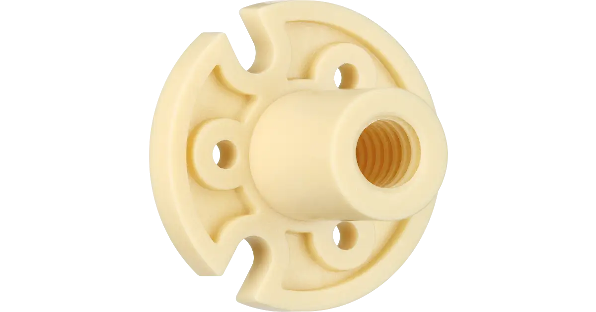 dryspin flange lead screw nut, thermoplastic ACME, JPFFRI