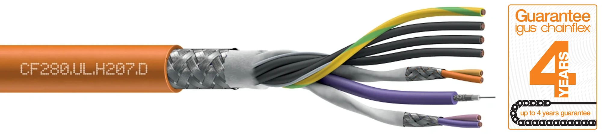 chainflex® cables have a UL-verified 36 month guarantee | igus®