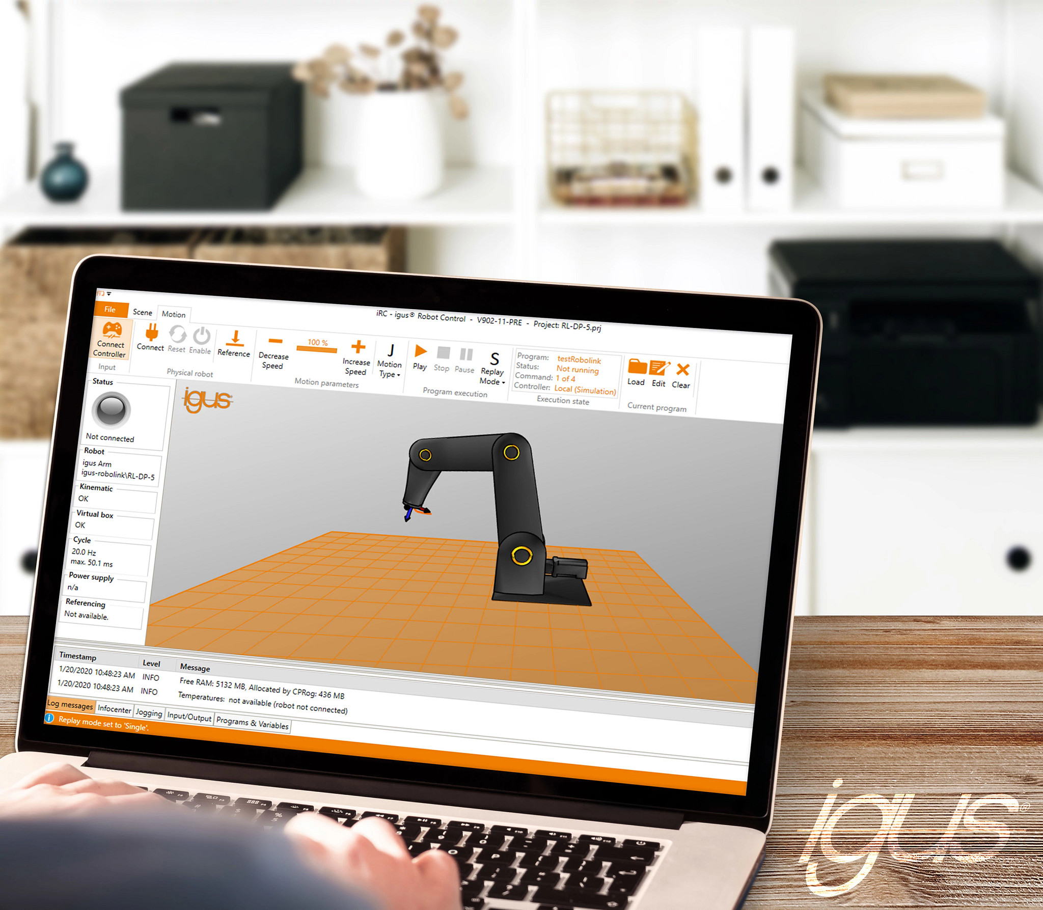 Plug-and-Play Robot Control