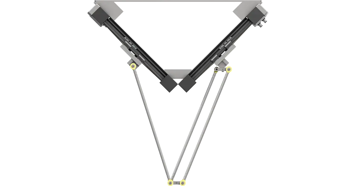 2-axis delta robot | Workspace 400 or 700 mm