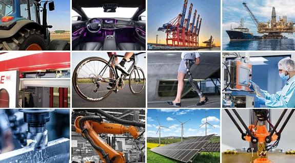 Industries | Plastic components for a wide range of industries