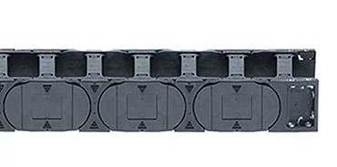 Energy chains for long travels and heavy duty purposes