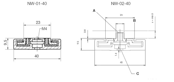 DryLin® N - Low profile linear guide system NK-01-40