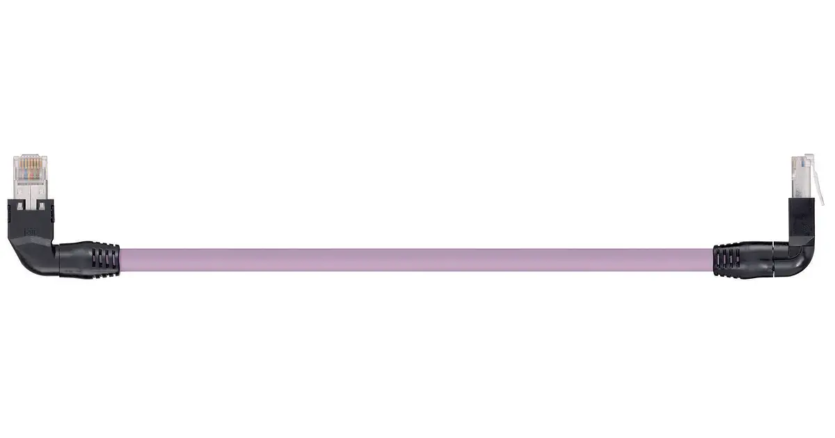 CAT5e confectionné câble TPE coude en L nez en bas