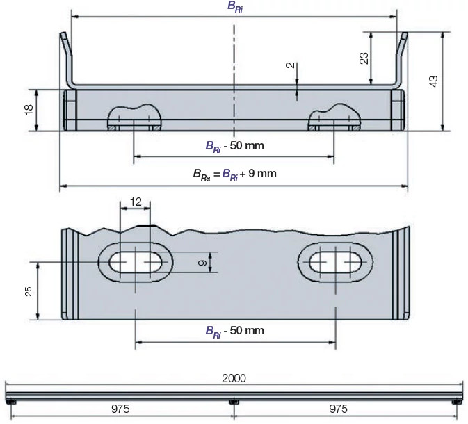 Cable Carriers -Support Tray for energy chain