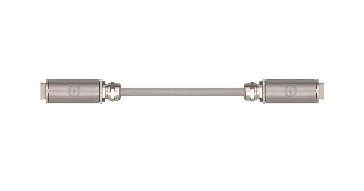 Data cable according to AIDA specification socket-socket seventh axis