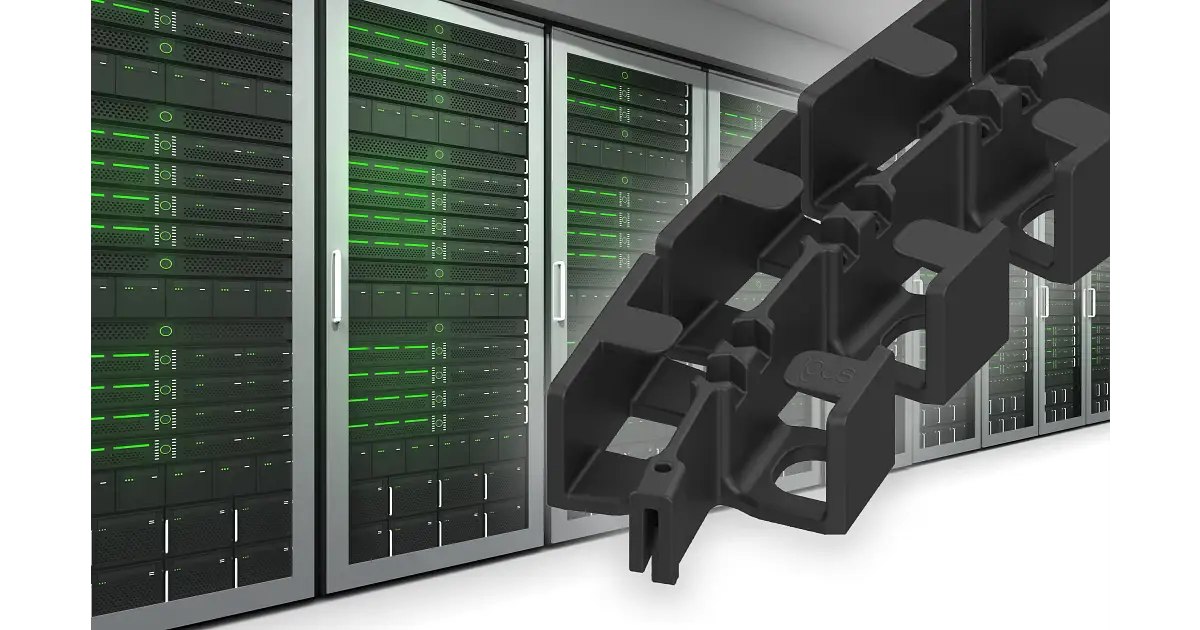 draw e-chain for server racks