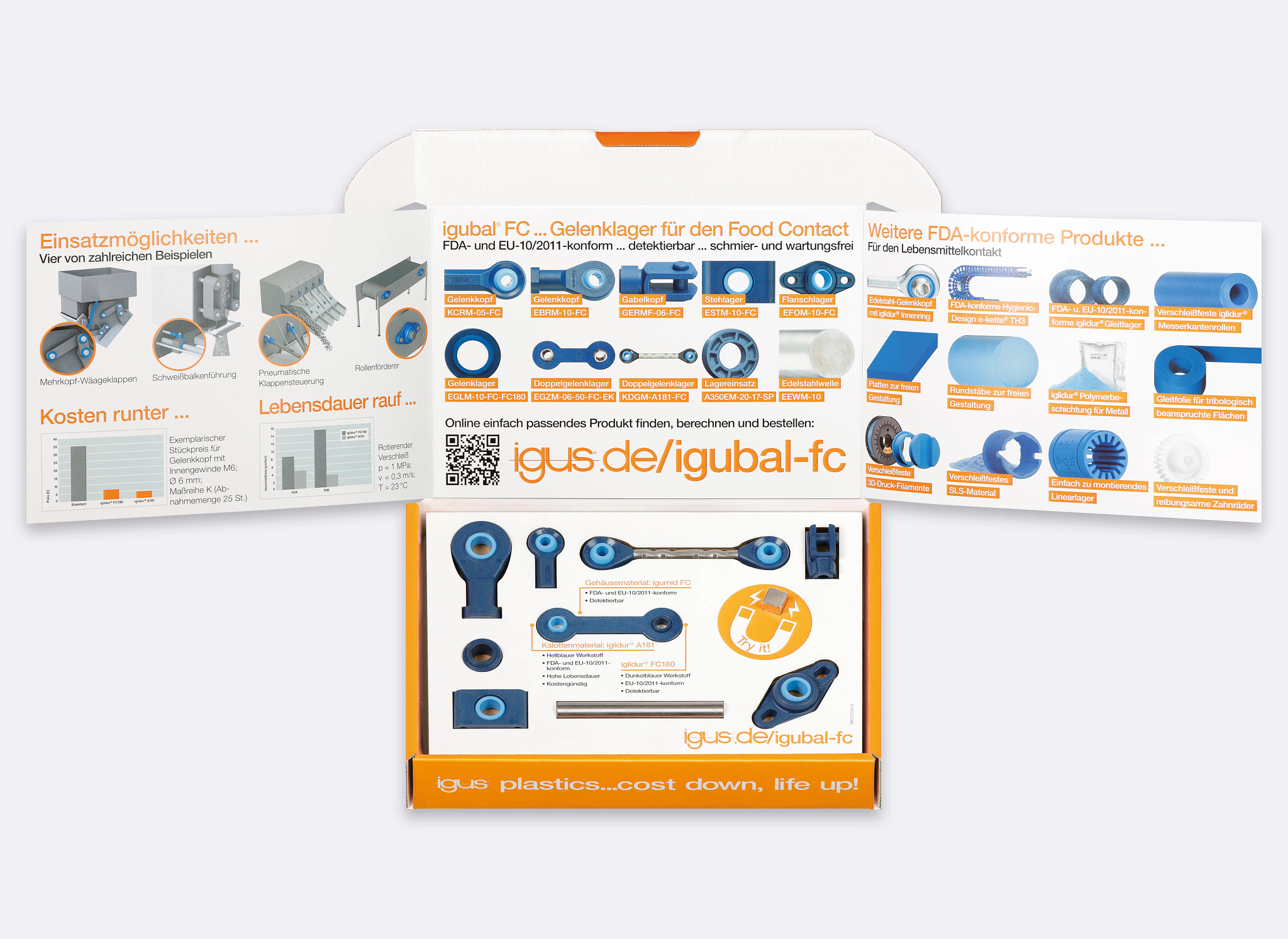 Product samples motion plastics | sample box & sample box | igus GmbH
