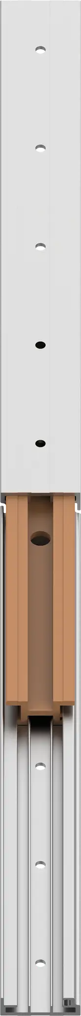 drylin® telescopic rail for high temperatures NT-35-HT