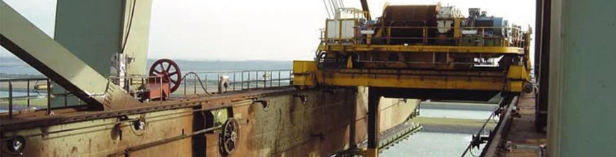 - Heavy duty Plastic Cable Carriers Supply Ship Unloader Crane