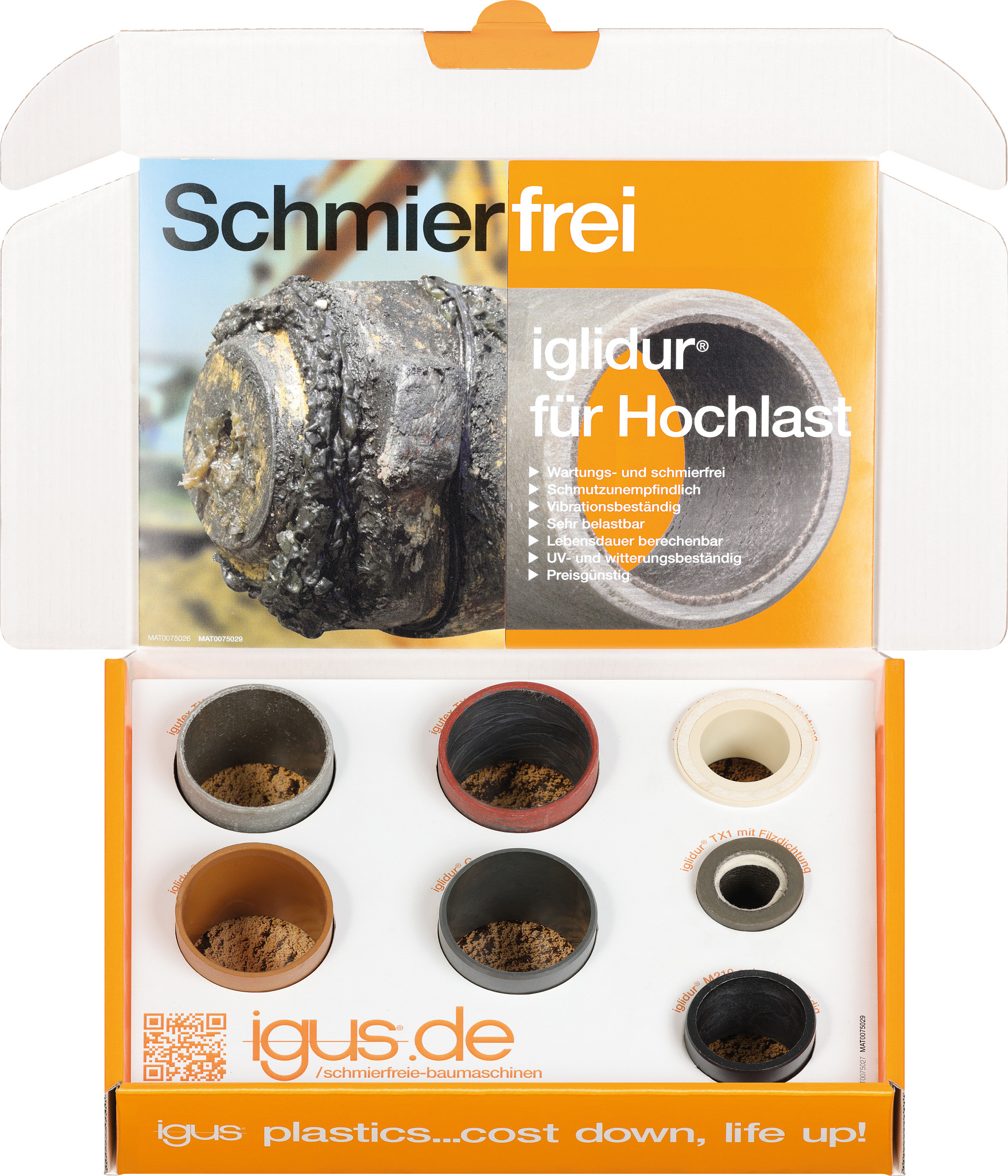 igus® Bearing materials: iglidur® Materials at a glance