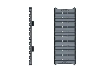 Universal side plates, unassembled