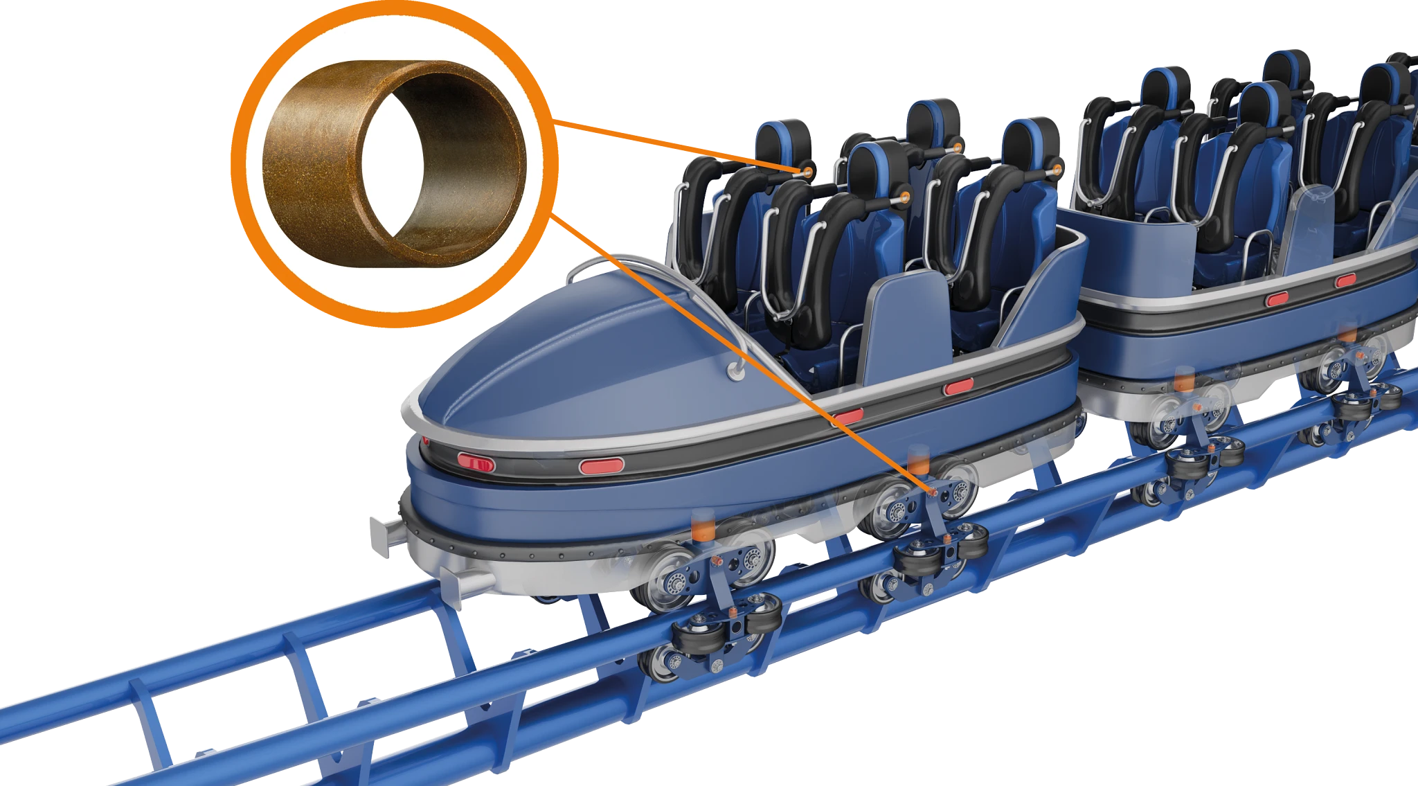 High-Performance Roller Coaster Cart Parts for Safety and Reliability