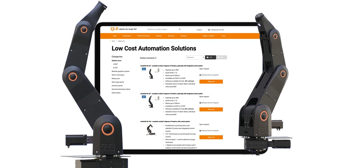 Low-Cost Automation with robolink® | igus®
