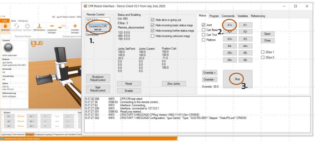 igus® Robot Control Software - for easy programming and control of robots