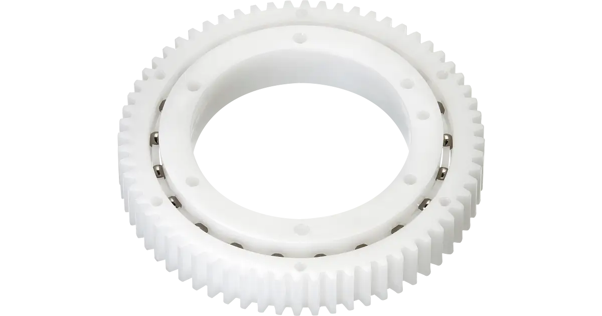 xiros® slewing ring ball bearing, toothed, xirodur B180, stainless ...