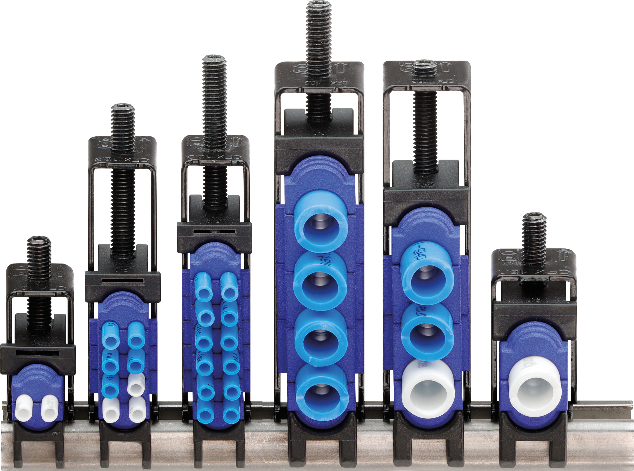 CFX- clamps with stacker saddles for pneumatic hoses | high holding ...
