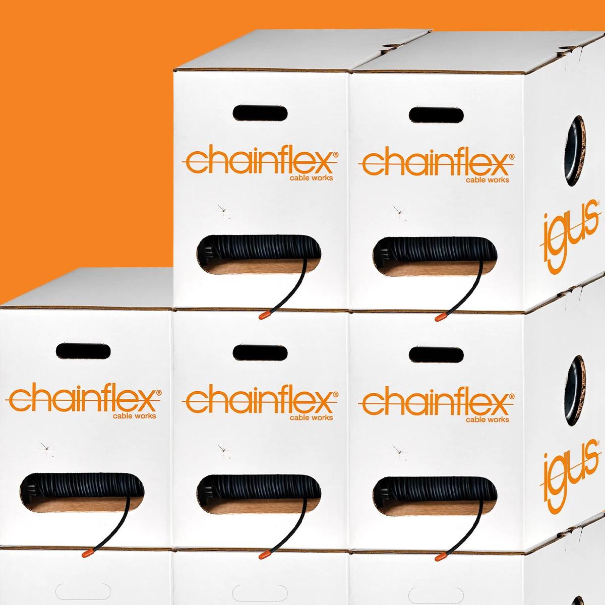 Chainflex® Case Innovative Cable Storage Solution
