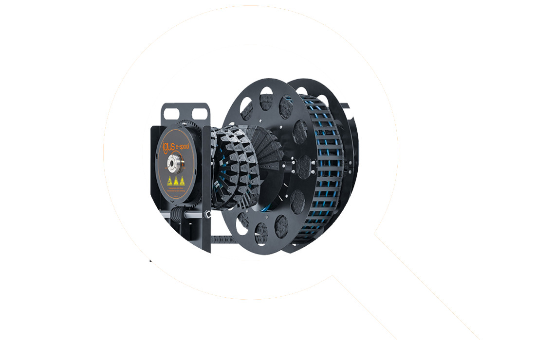 e-spool®: spring-driven cable drum with no slip ring
