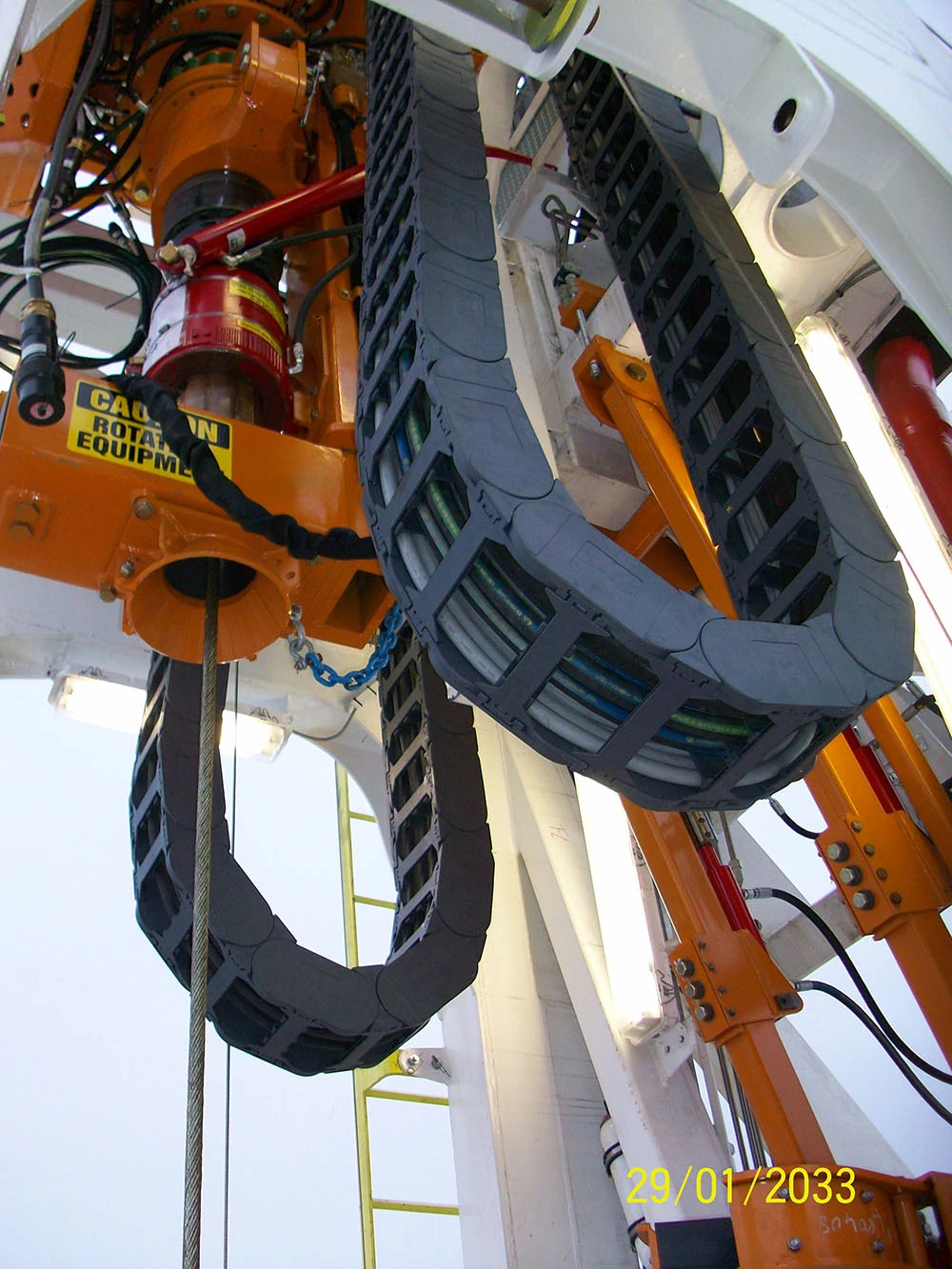 Deep drilling rig | E4-1 ESD chain | Top Drive