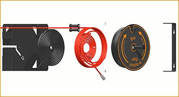 e-spool® flex 2.0 | No slip ring, space-saving | igus®