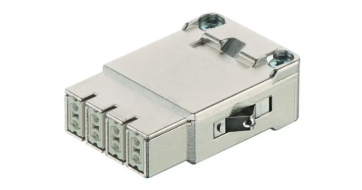 Han® GigaBit crimp flange socket inserts 09140083111