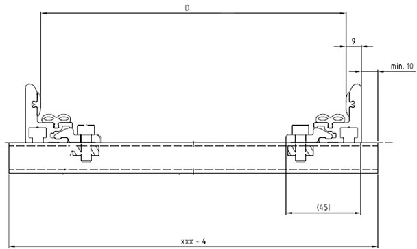 Product line overview of support tray as modular construction kit