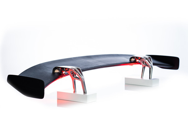 3D printing application example: active rear spoiler system