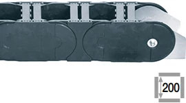 Product range overview of E4.1 energy chain system