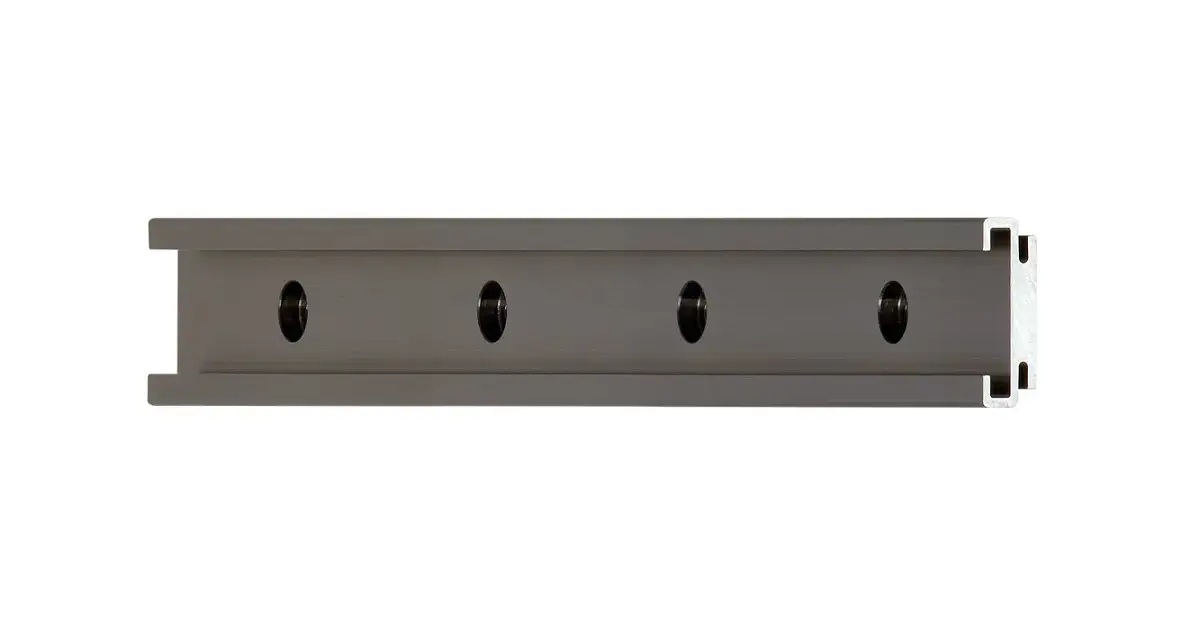 drylin® N guide rail, installation size 27, anti-reflection