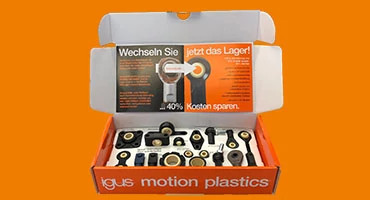 igubal® Solar Pillow Block Bearing for Square Tubes | igus®