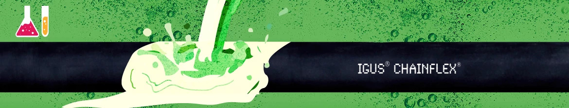 Chemical-resistant flexible cables