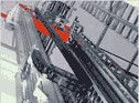 Vertical suspended applications with energy chain
