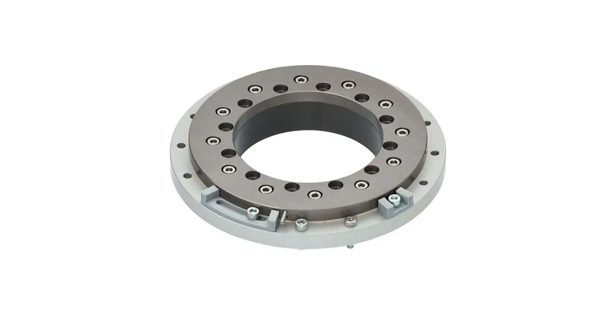 iglidur® slewing ring, PRT-01 with angle limiter, aluminium housing ...