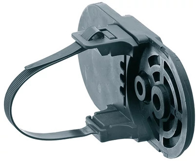 Snap-on clip - clip-on cable tie