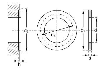 iglidur® A200, Anlaufscheibe, inch