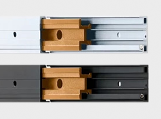 igus® telescopic slide rail, compact rail, easy rail for linear guides