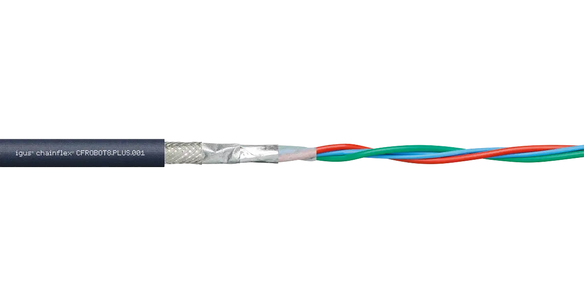 chainflex® twistable bus cable CFROBOT8.PLUS