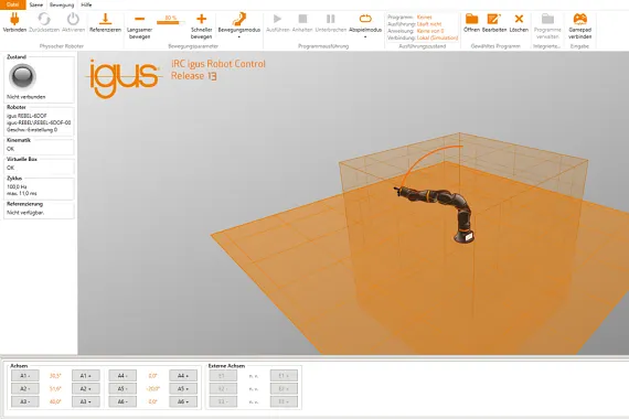 Igus® Robot Control Software For Easy Programming Of Robots