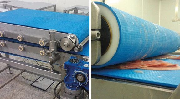 Robust and hygienic plain bearings in lubrication-free meat rollers ...