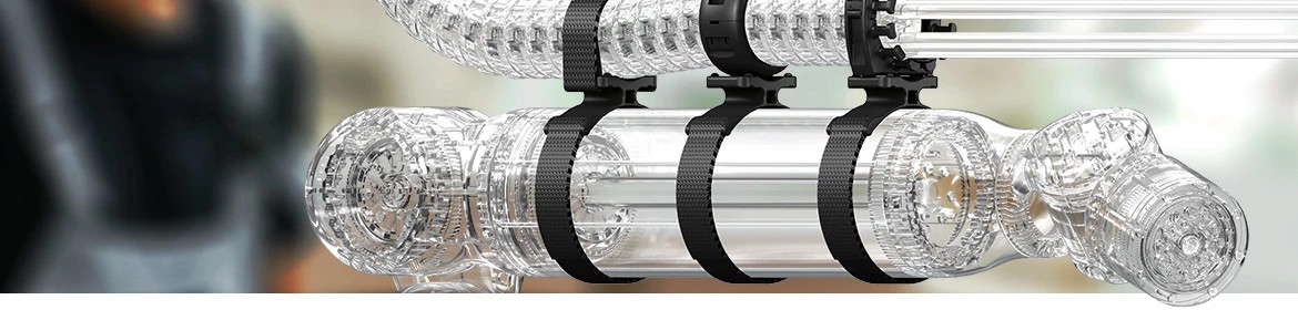 Quickly fit and retrofit clamps for cobots and small robots