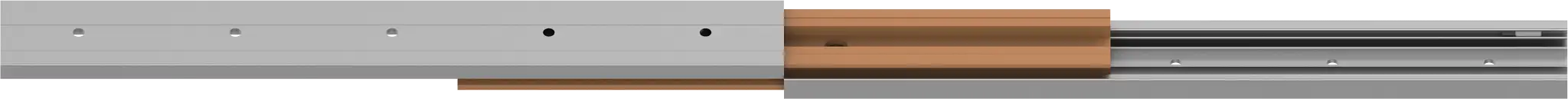 drylin® telescopic rail for high temperatures NT-35-HT