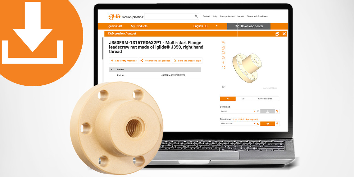 Metric Lead Screws & Nuts | igus®