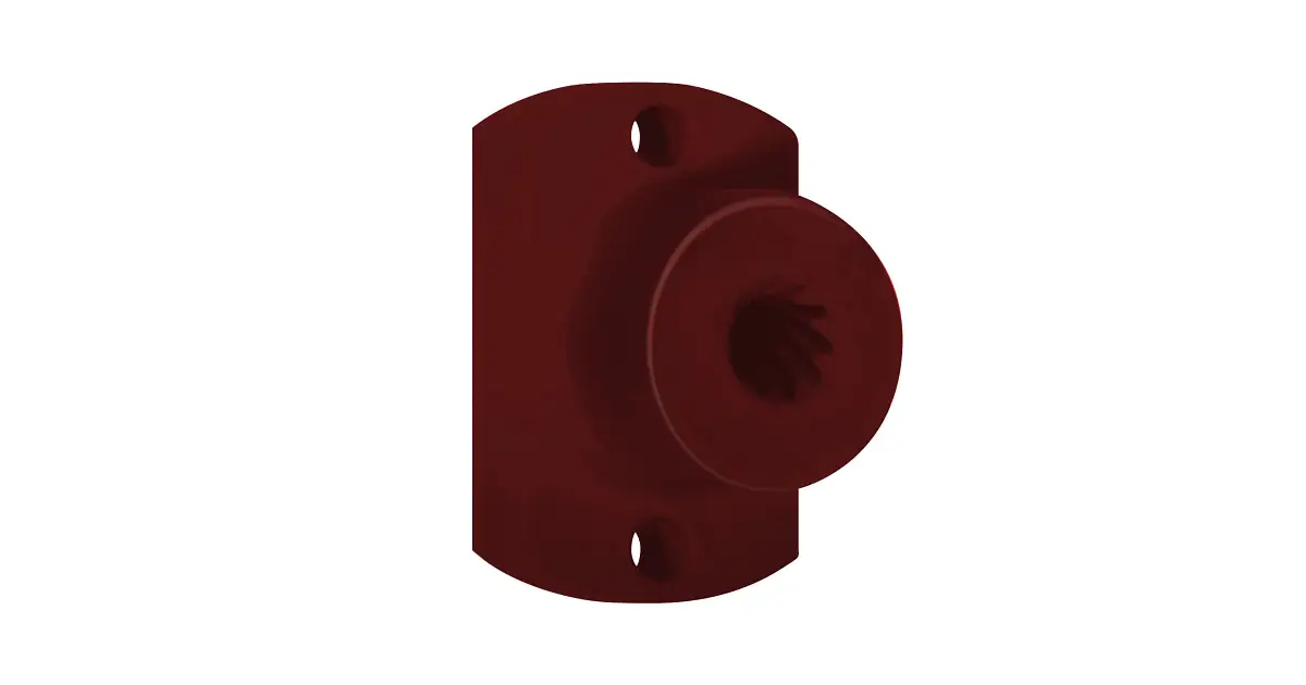 dryspin® flange lead screw nut with spanner flat, high helix thread, RFRM