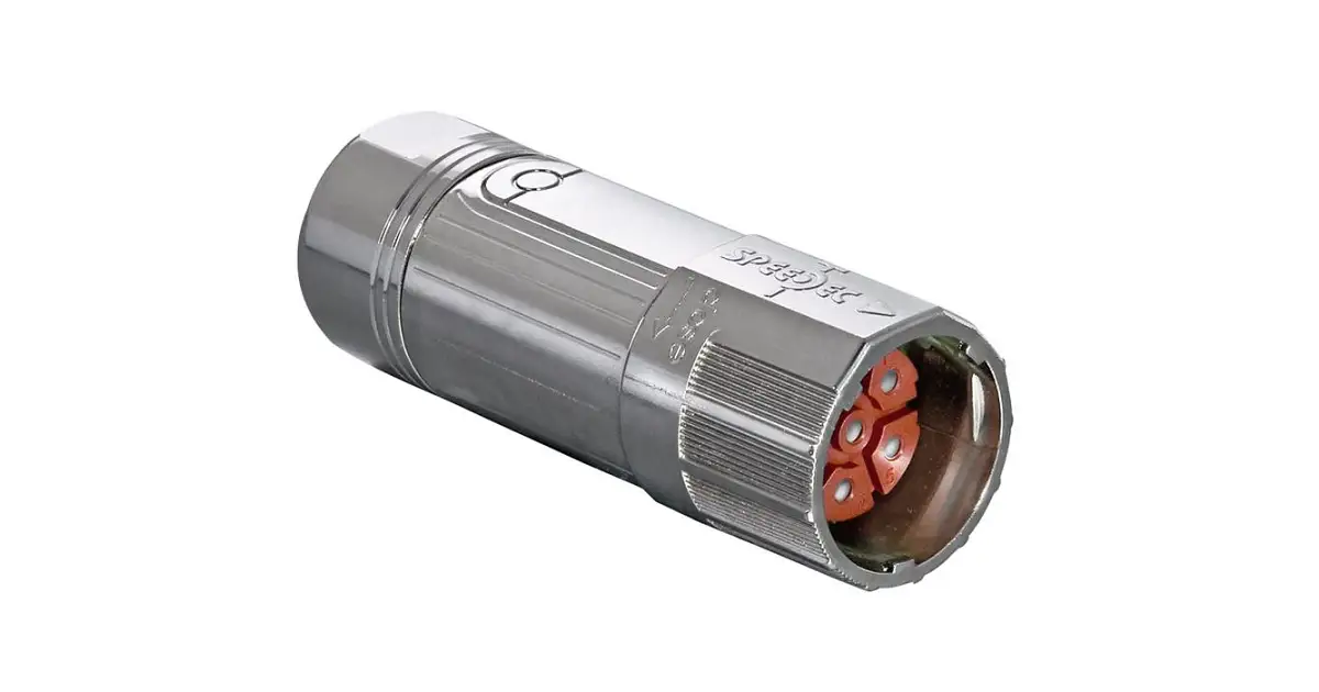Speedtec connector series B, M23 power connector, incl. contacts