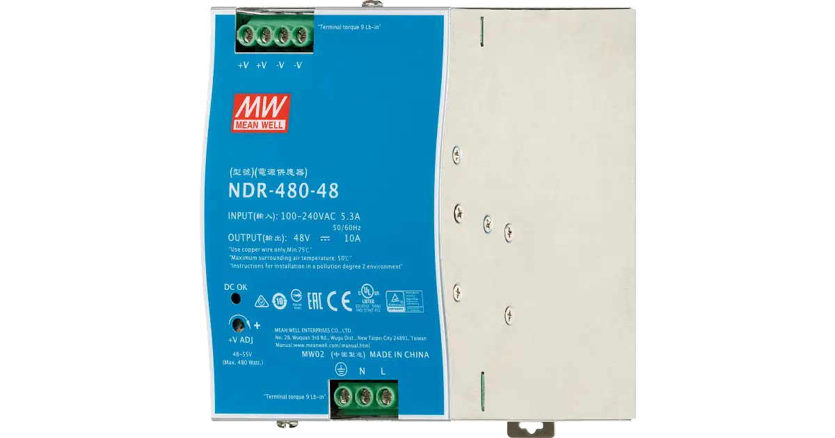 drylin® E switched-mode power supply 480W/48V/10.0A