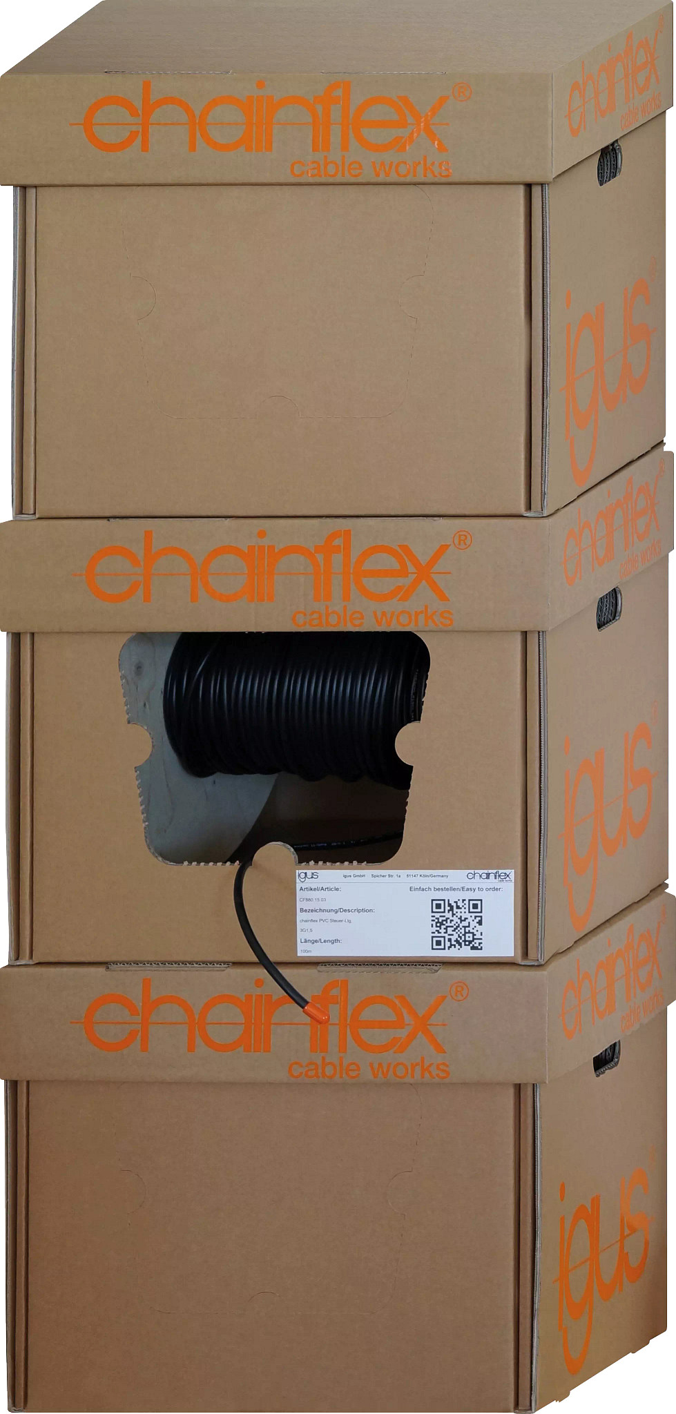 chainflex® CASE – ship’n store by igus