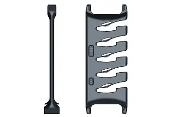 Lean notch separator, unassembled