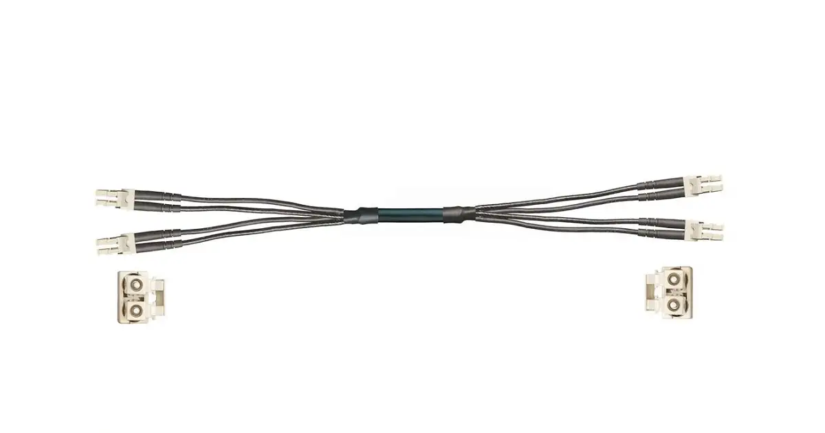 TPE fibre optic cable | Fibre optic connector A: LC connector B: LC