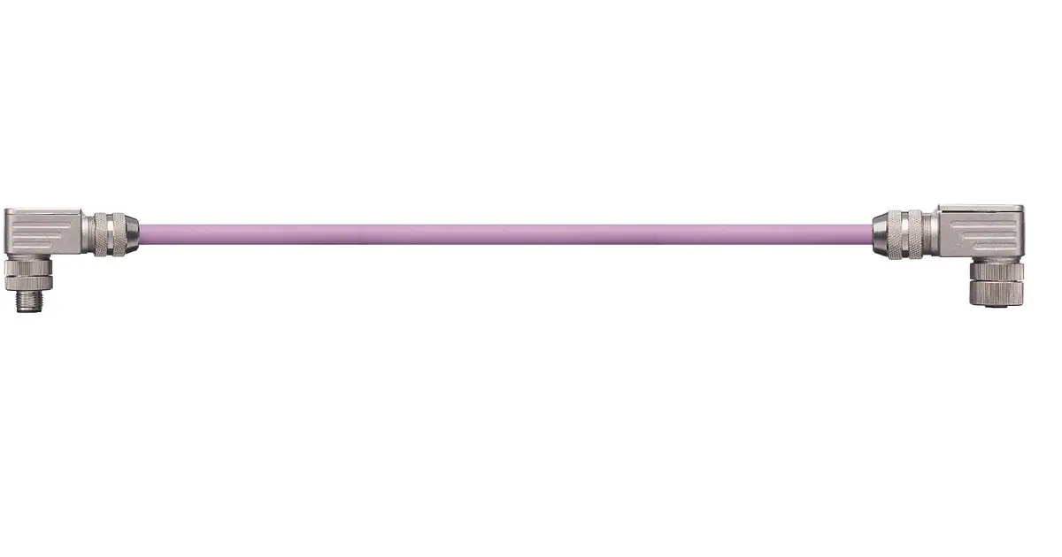 Harnessed Profibus Cables, PVC, connector A: Phoenix Contact M12, 5 ...